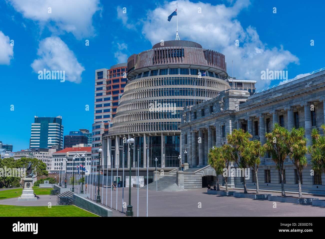New Zealand Parliament Buildings in Wellington Stock Photo - Alamy