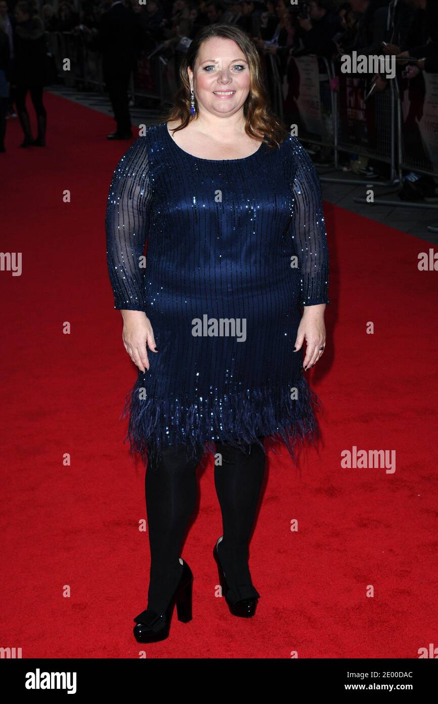 Joanna Scanlan arriving for the premiere of the film The Invisible ...