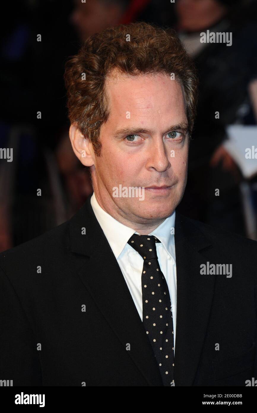 Tom Hollander arriving for the premiere of the film The Invisible Woman ...