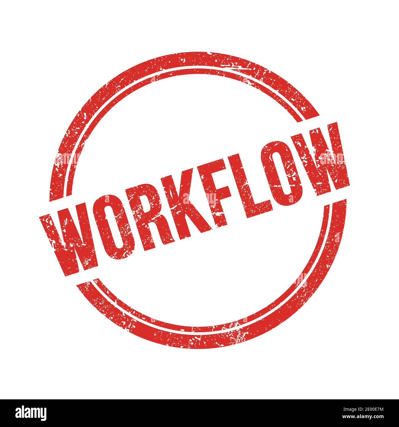 Workflow stamp Cut Out Stock Images & Pictures - Alamy