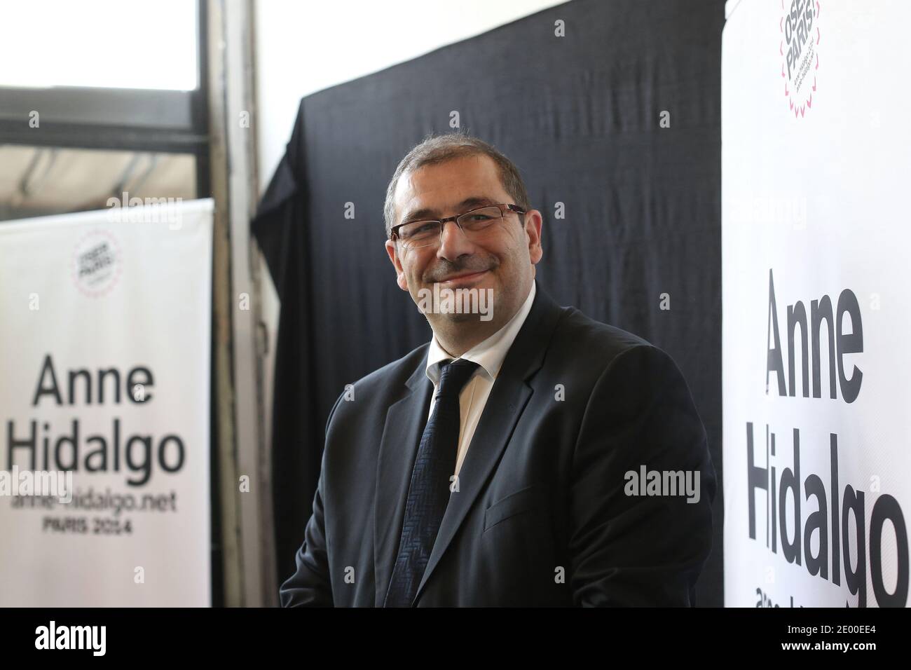 Pascal Cherki is pictured after a press conference in connection with ...