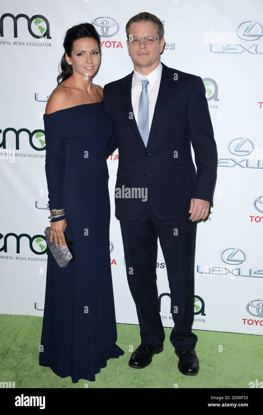Matt Damon and Luciana Damon arrive at the 23rd Annual Environmental ...