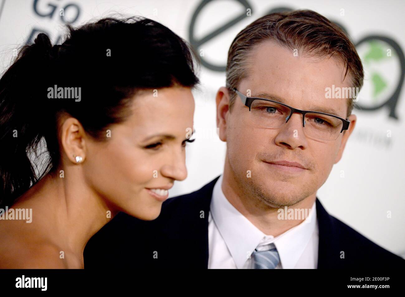 Matt Damon and Luciana Damon arrive at the 23rd Annual Environmental ...