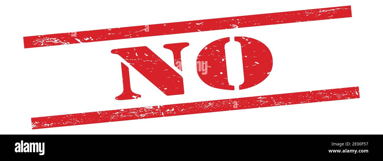 NO text on red grungy vintage rubber stamp Stock Photo - Alamy