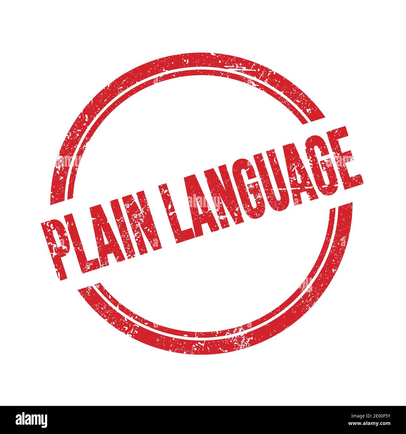 Plain language stamp hi-res stock photography and images - Alamy