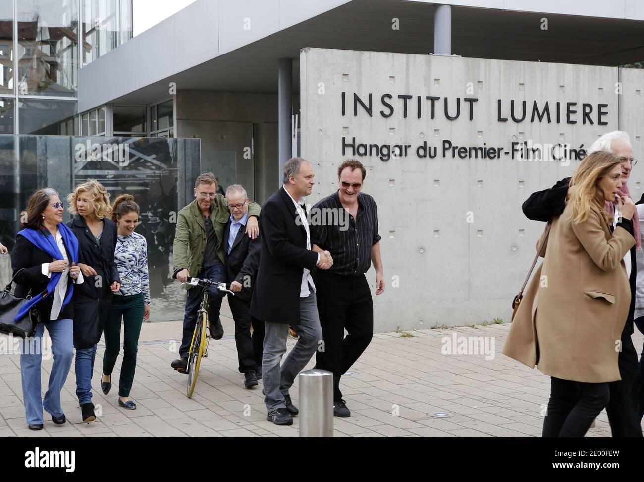 Workers leaving the lumiere factory hi-res stock photography and images ...