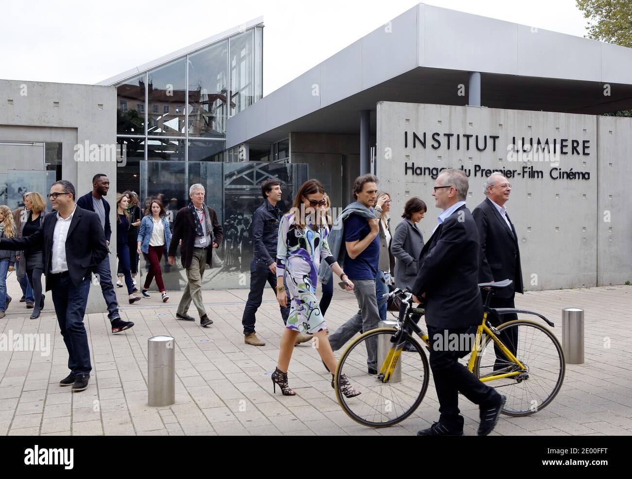 Workers leaving the lumiere factory hi-res stock photography and images ...