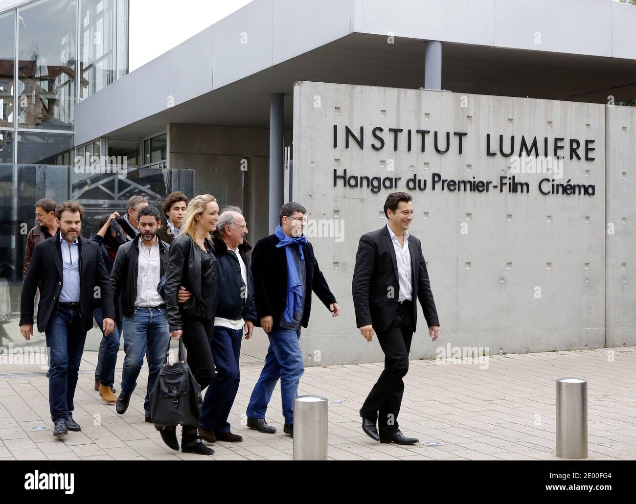 Workers leaving the lumiere factory hi-res stock photography and images ...