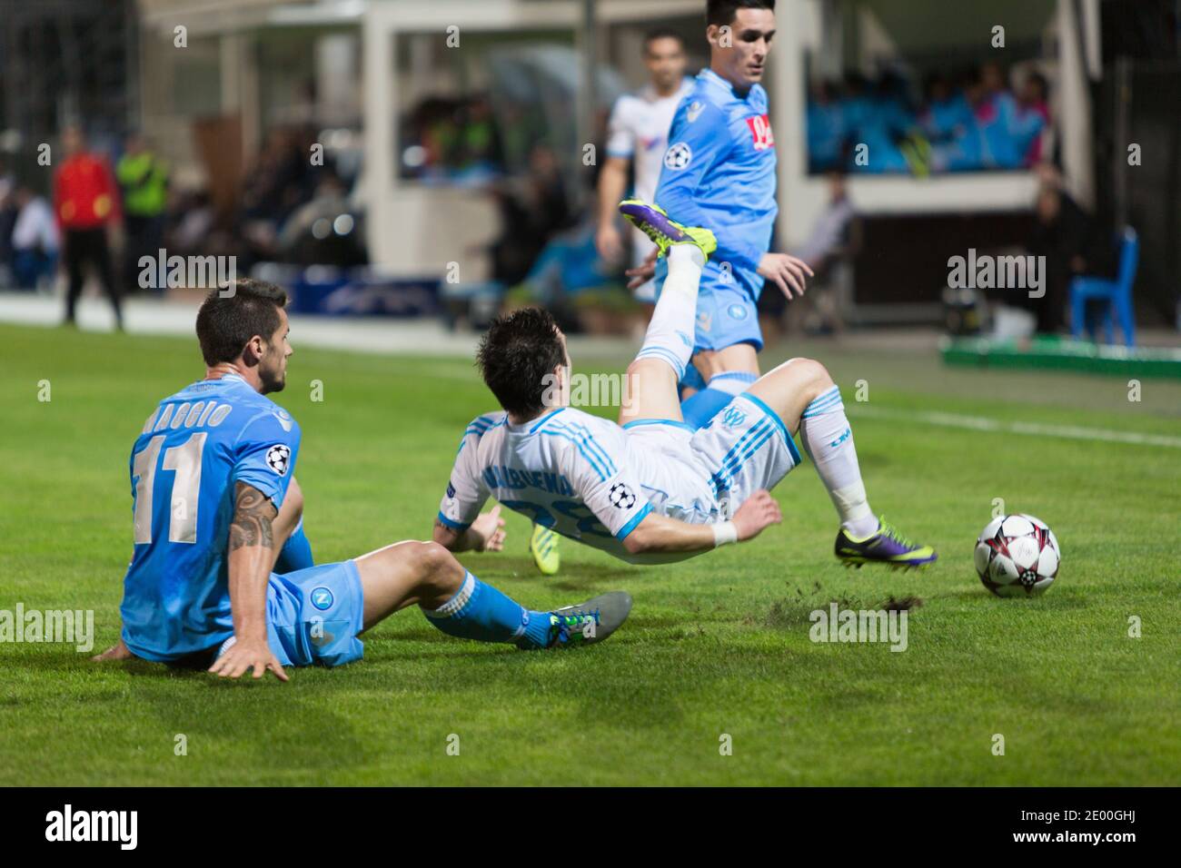 OM's Mathieu Valbuena during the UEFA champions League soccer match ...