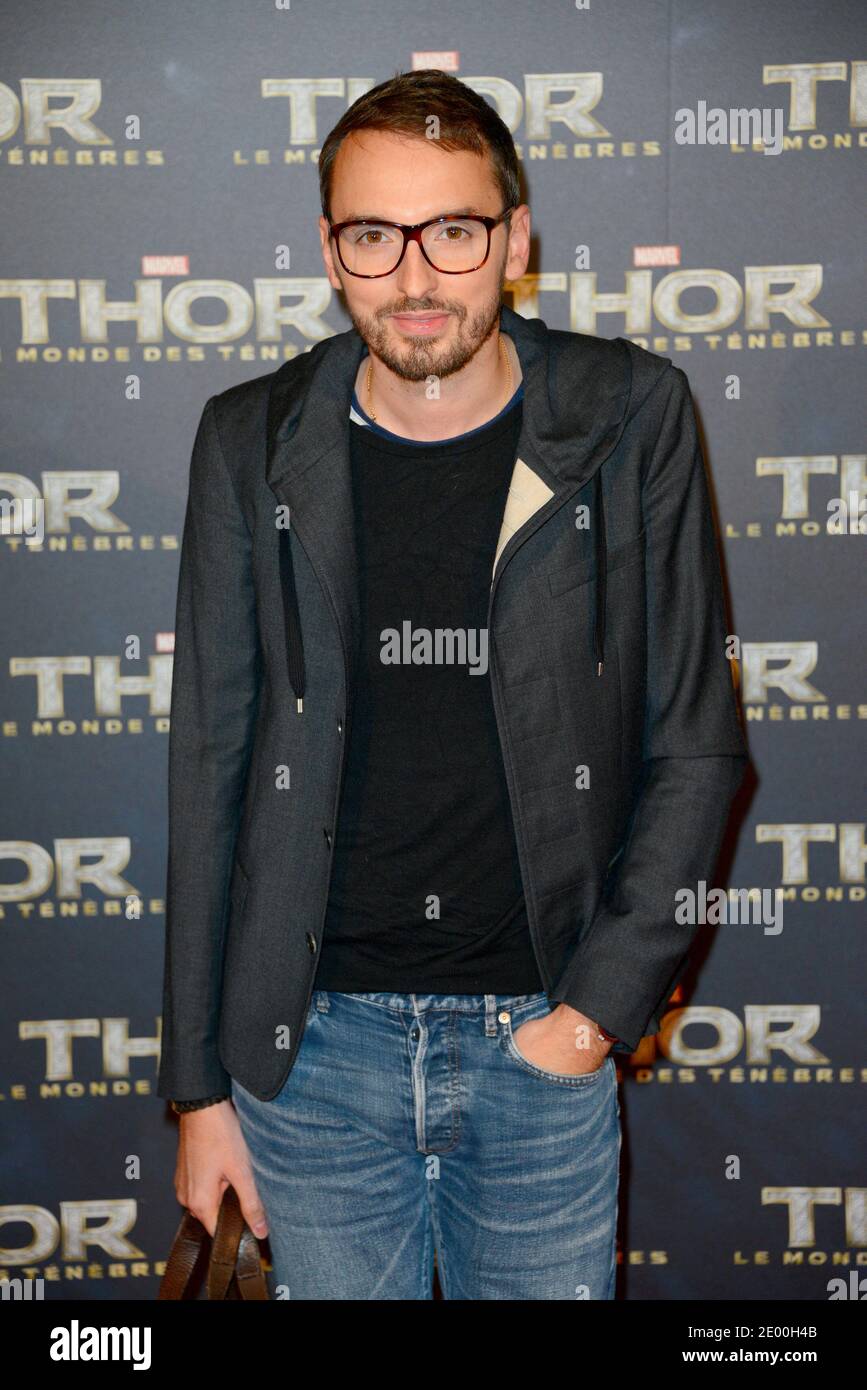Christophe Willem attending the Premiere of 'Thor: The Dark World' at ...