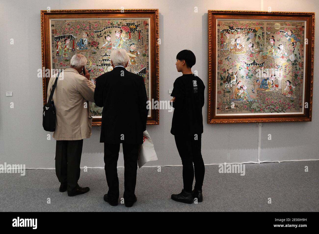 General Atmosphere during the 'CHIFRA' Exhibition Opening on the Champs ...