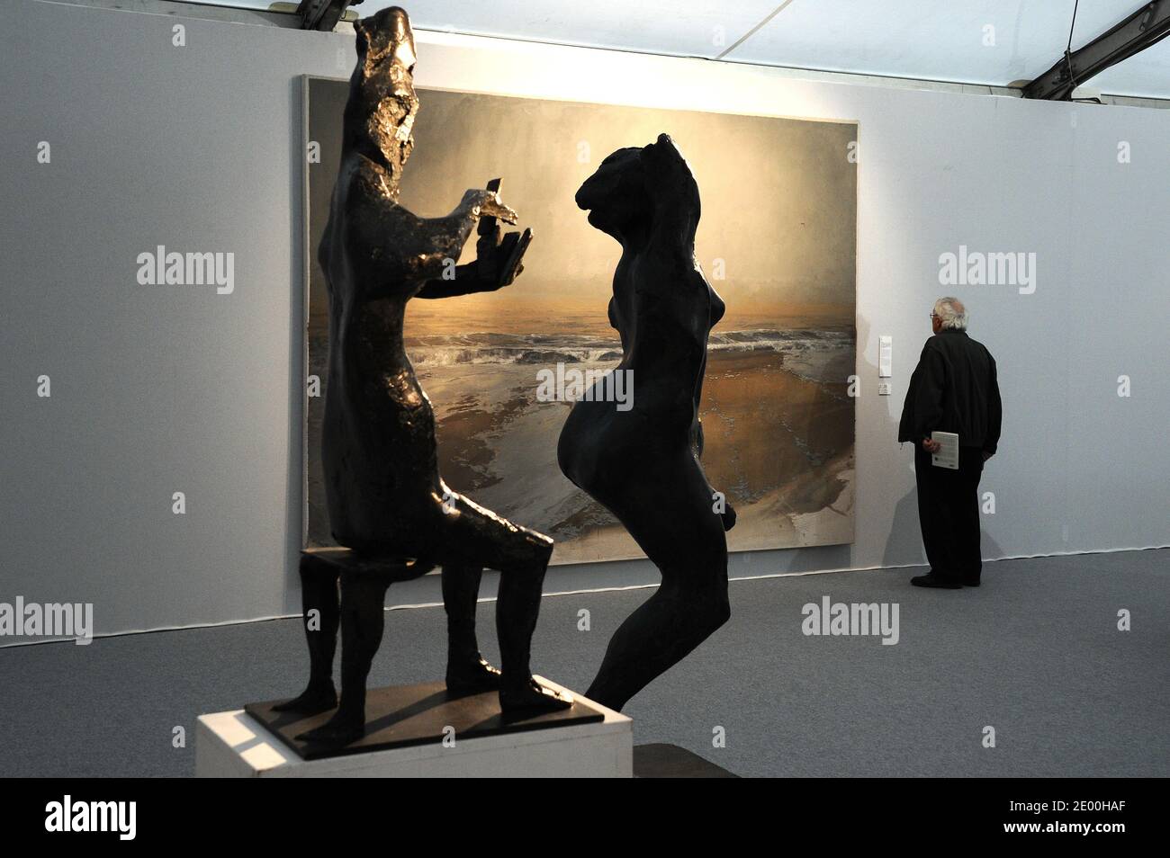 General Atmosphere during the 'CHIFRA' Exhibition Opening on the Champs ...