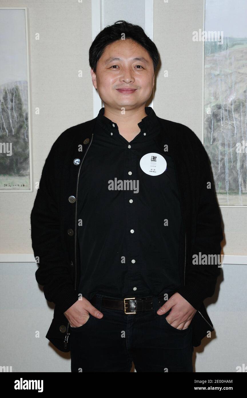 Mao Lin attending the 'CHIFRA' Exhibition Opening on the Champs-Elysees ...