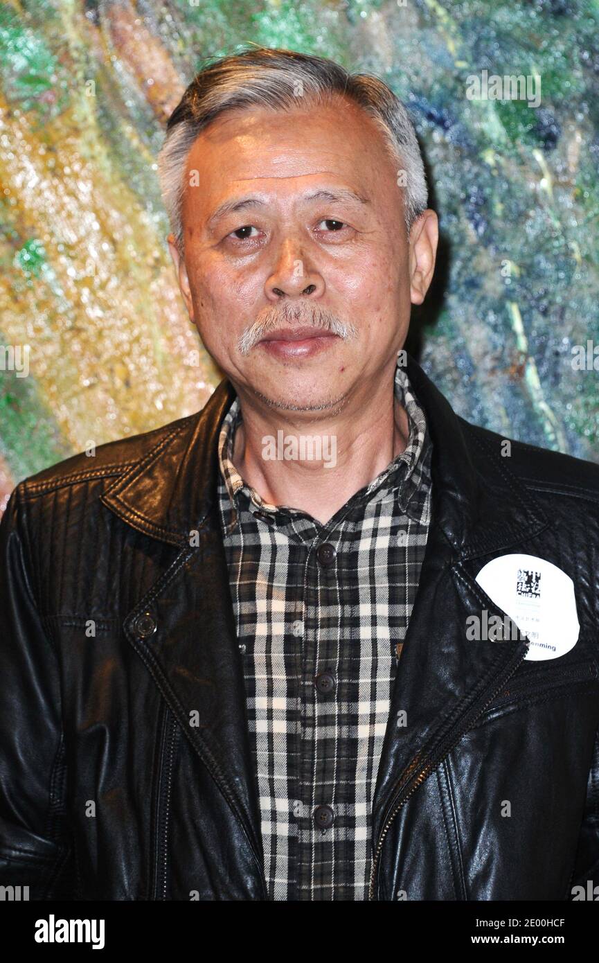Wang Wenming attending the 'CHIFRA' Exhibition Opening on the Champs ...
