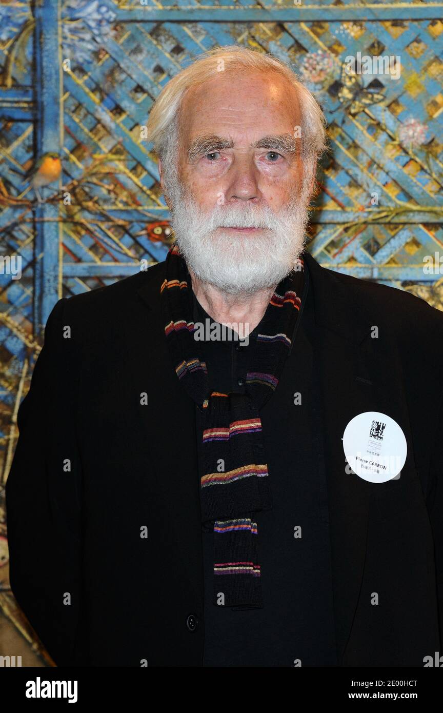 Pierre Carron attending the 'CHIFRA' Exhibition Opening on the Champs ...