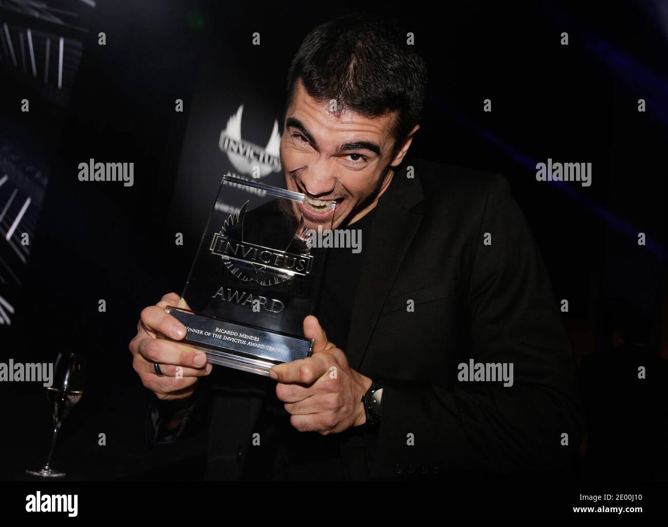 Ricardo Carpentieri winning Invictus Awards held at Yoyo in Paris ...