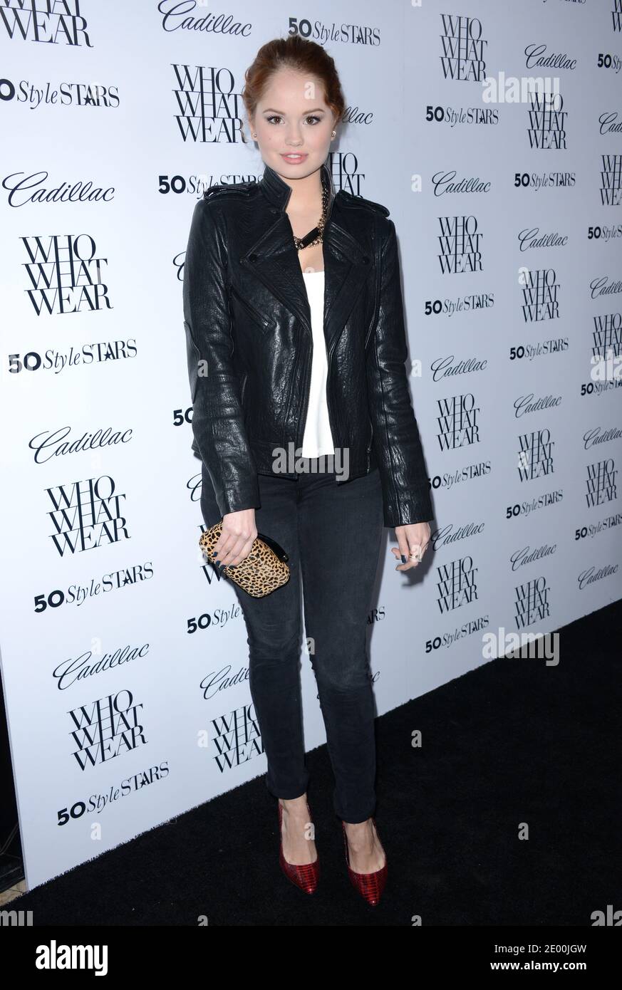 Debby Ryan attends Who What Wear celebrates 50 most stylish stars of ...