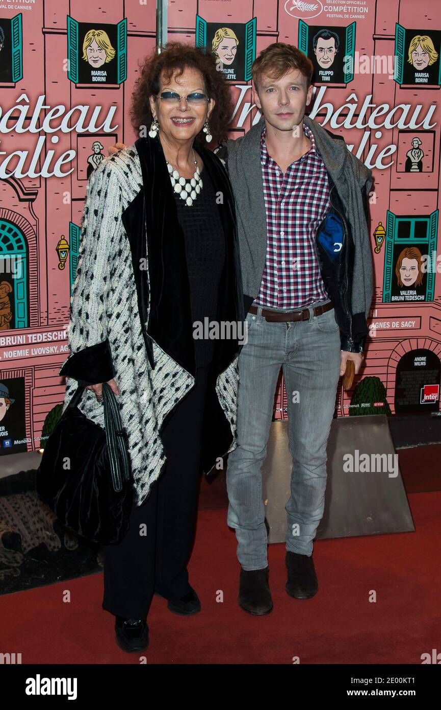 Claudia Cardinale arriving to the premiere for the film Un Chateau En ...