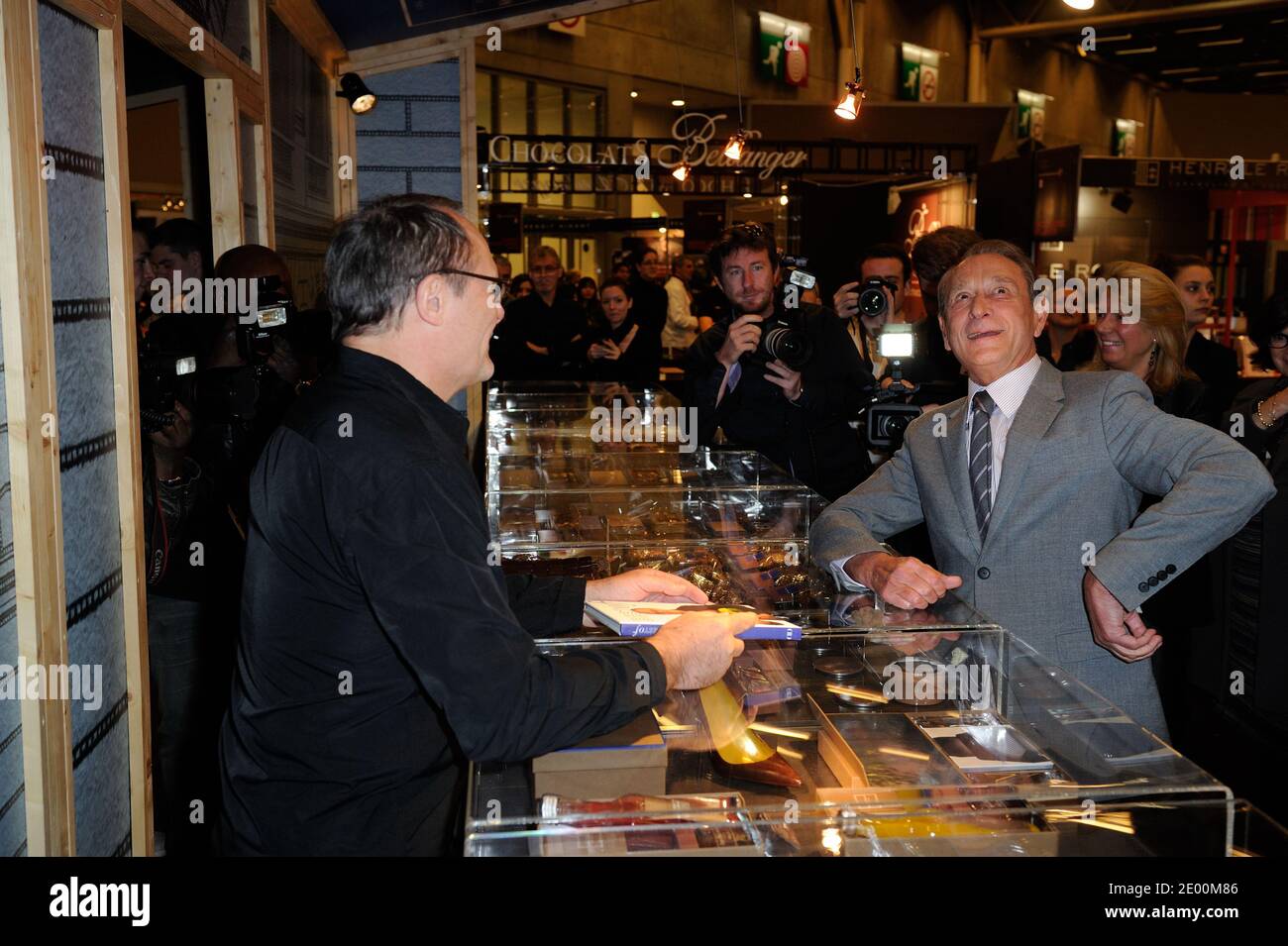 Paris' Mayor Bertrand Delanoe attends the opening of the 19th Salon Du ...