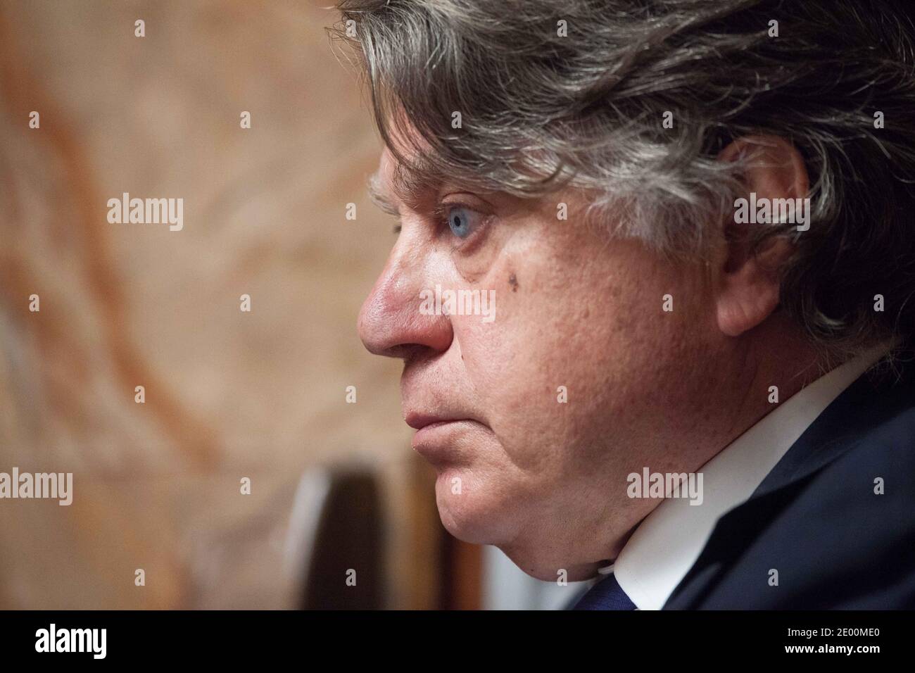 FN MP Gilbert Collard pictured during the question time ( QAG ) at the ...