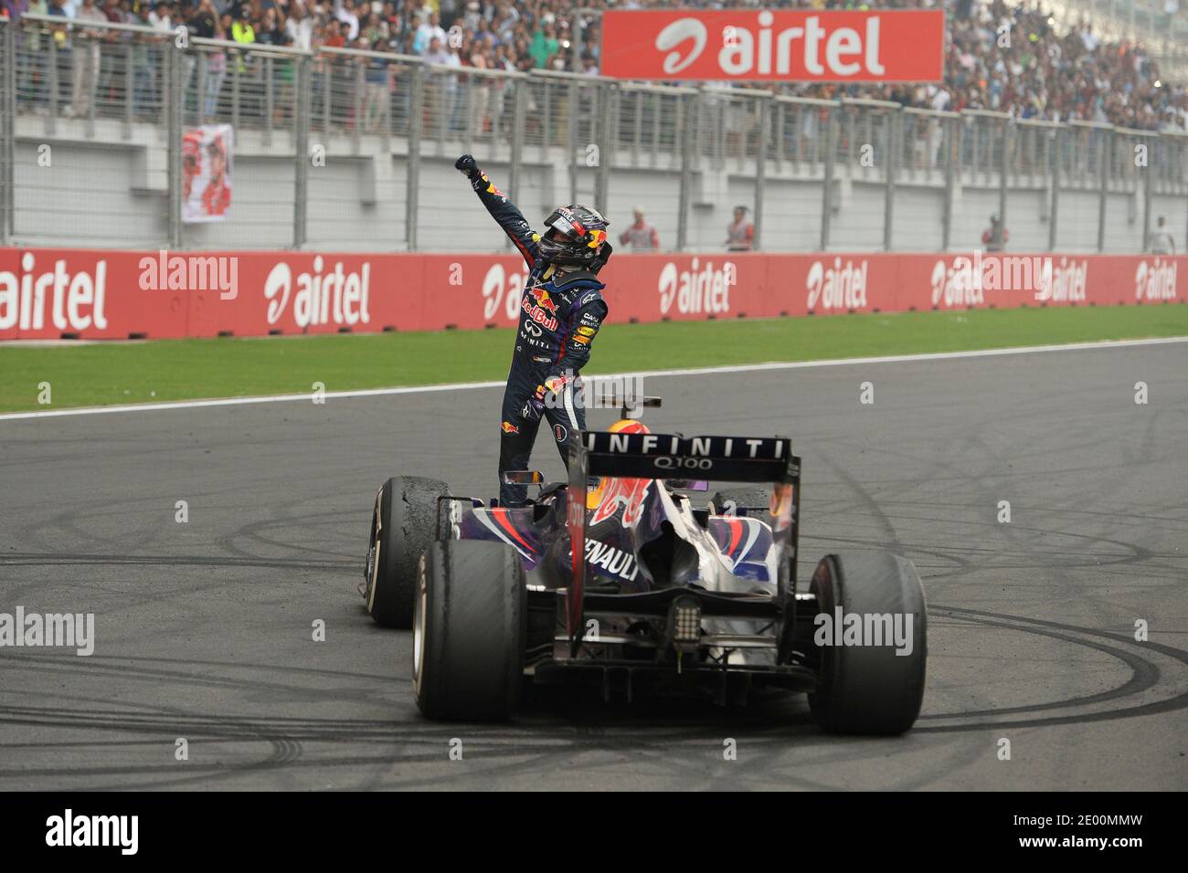 Red bull racing celebrates at end of race hi-res stock photography and ...