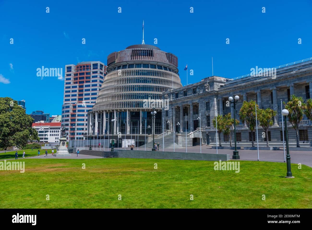 New Zealand Parliament Buildings in Wellington Stock Photo - Alamy