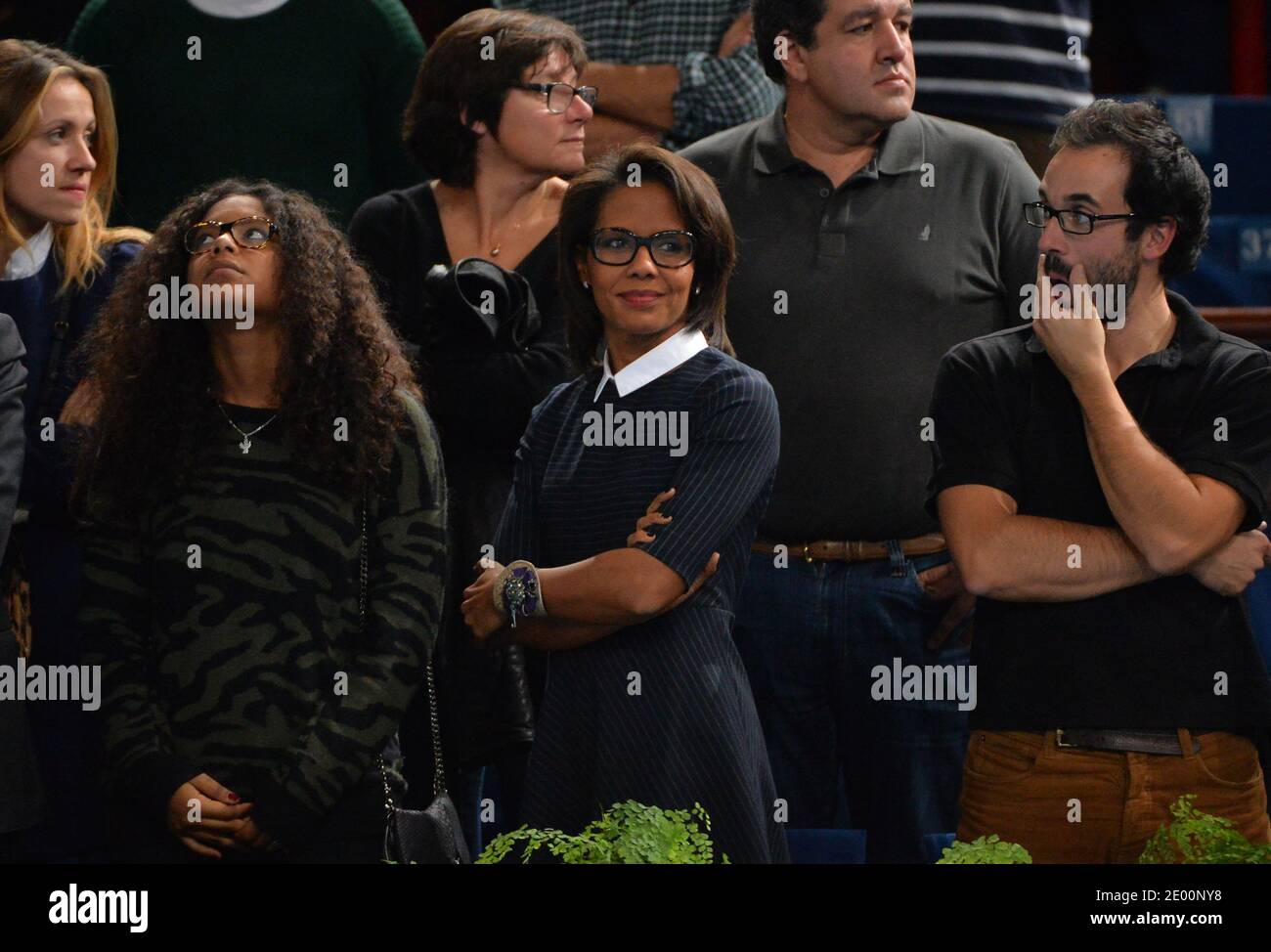 French journalist Audrey Pulvar attends the BNP Paribas Masters Series ...