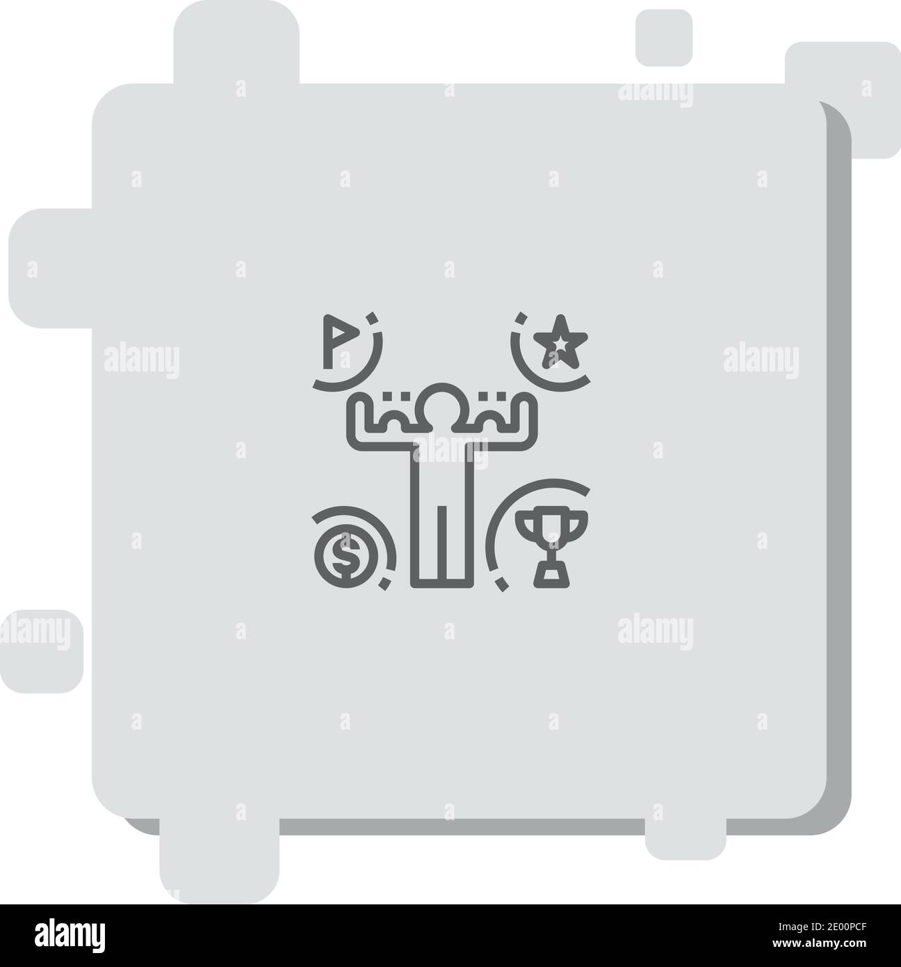 overcome vector icon modern simple vector illustration Stock Vector ...