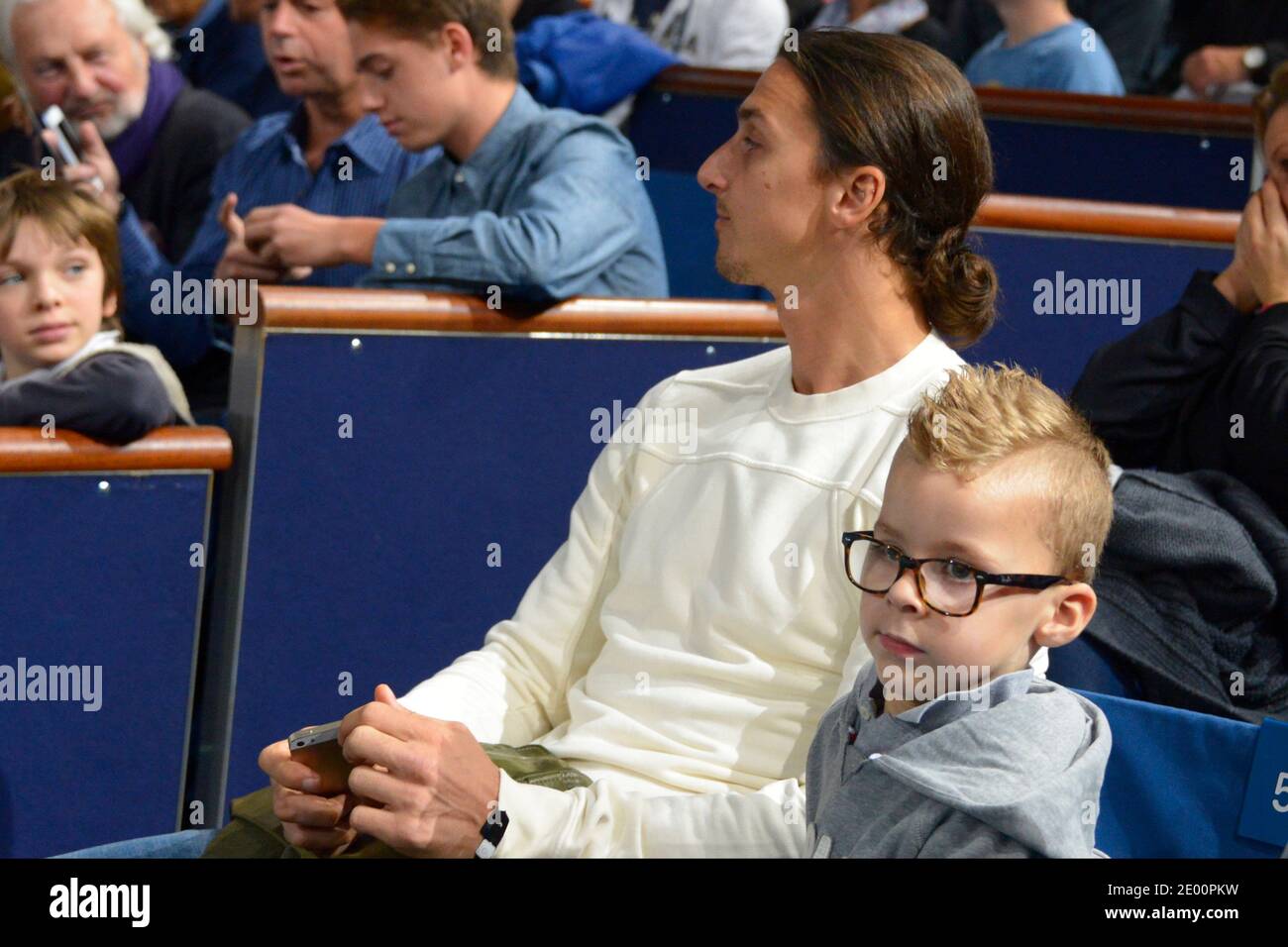 French football club Paris Saint-Germain's (PSG) Swedish forward Zlatan ...