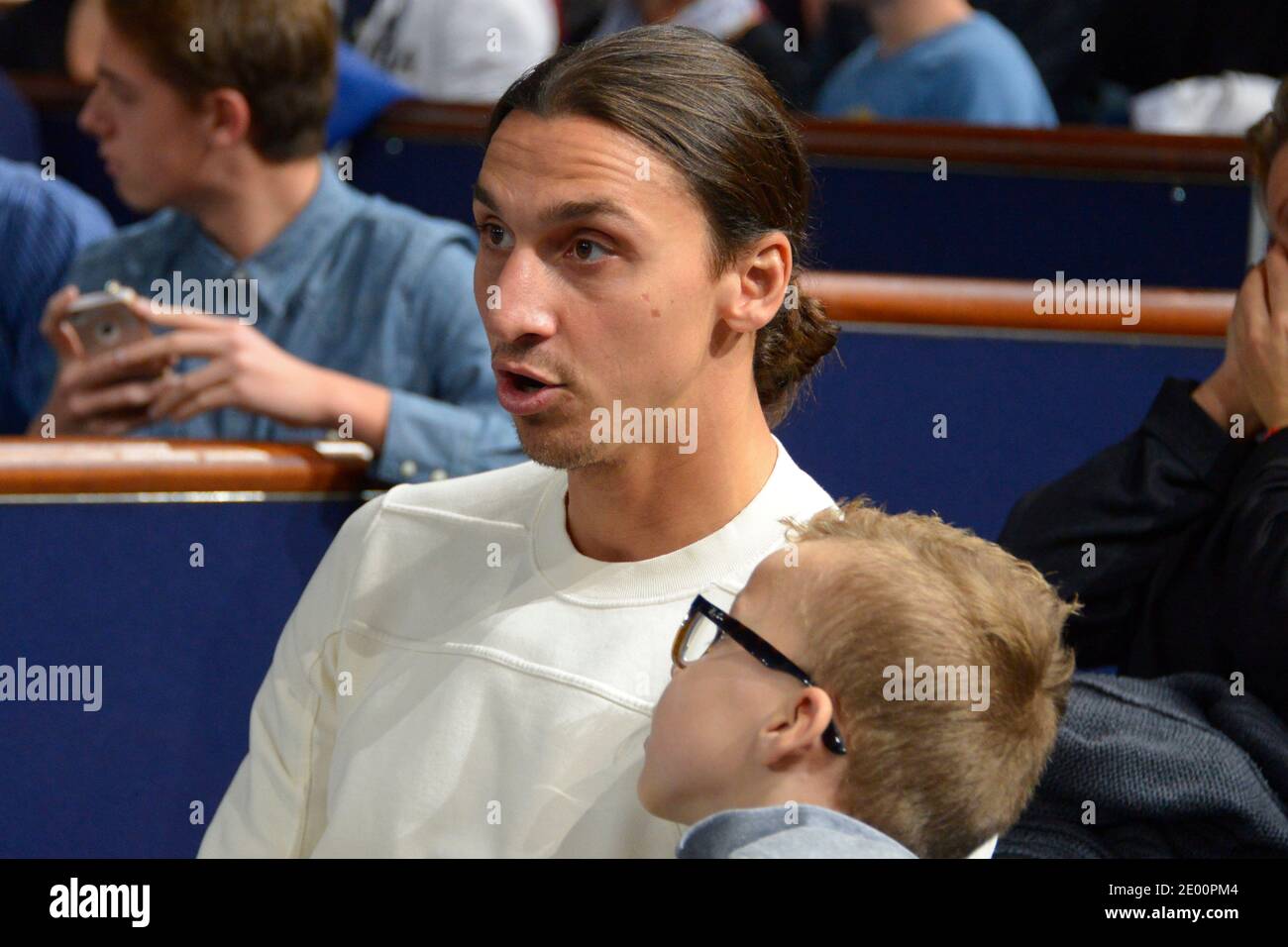 French football club Paris Saint-Germain's (PSG) Swedish forward Zlatan ...