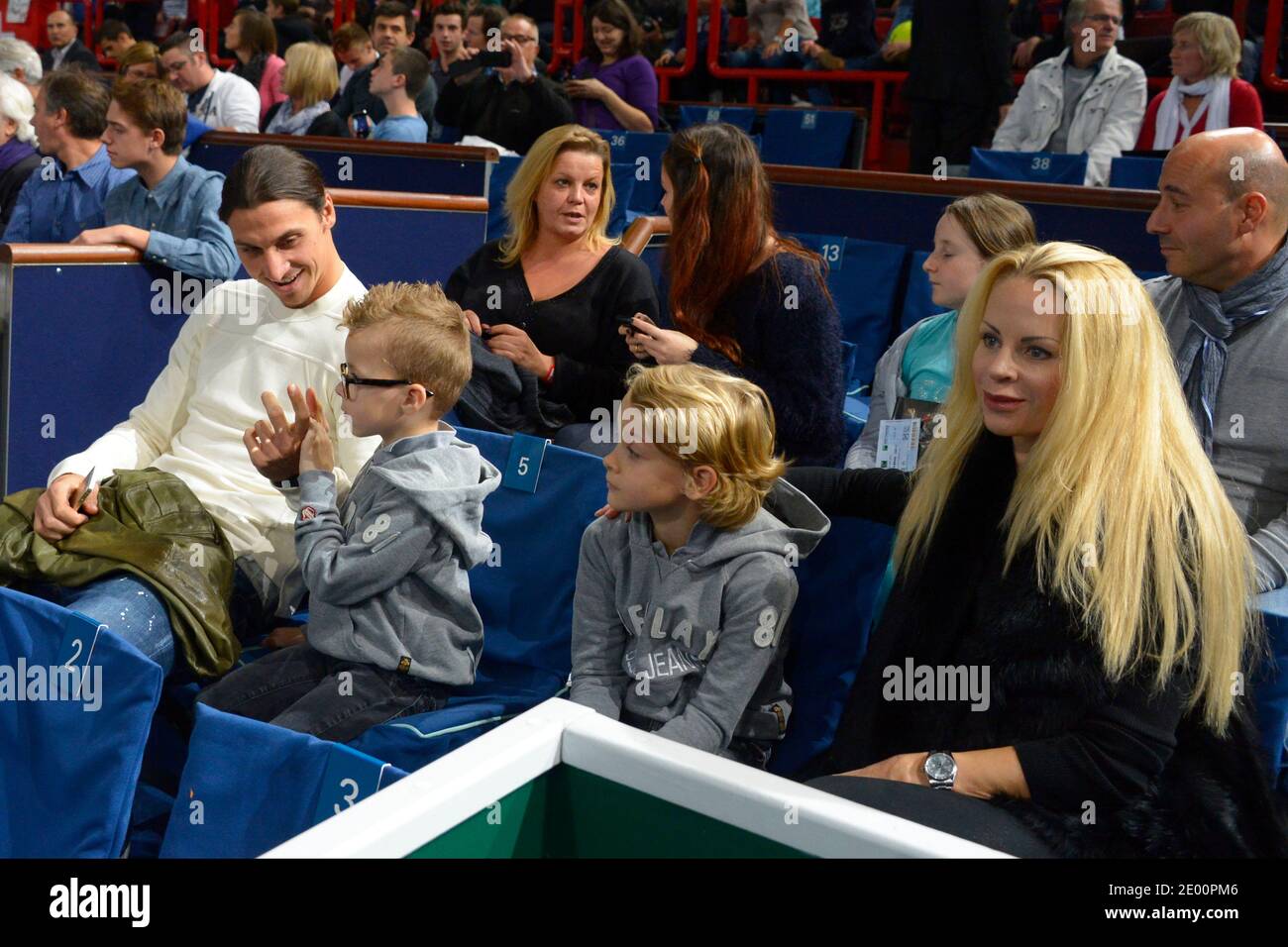 French football club Paris Saint-Germain's (PSG) Swedish forward Zlatan ...