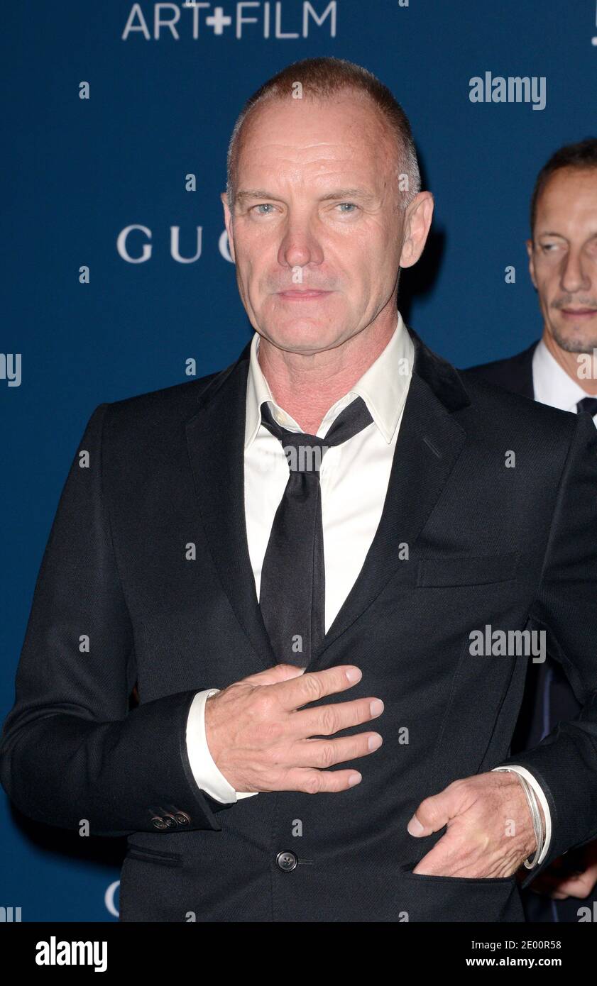 Sting attends LACMA 2013 Art + Film Gala honoring Martin Scorsese And ...