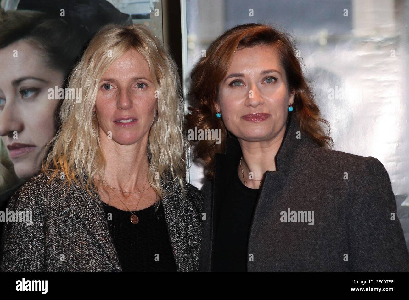 Sandrine Kiberlain and Emmanuelle Devos attending the premiere of the ...
