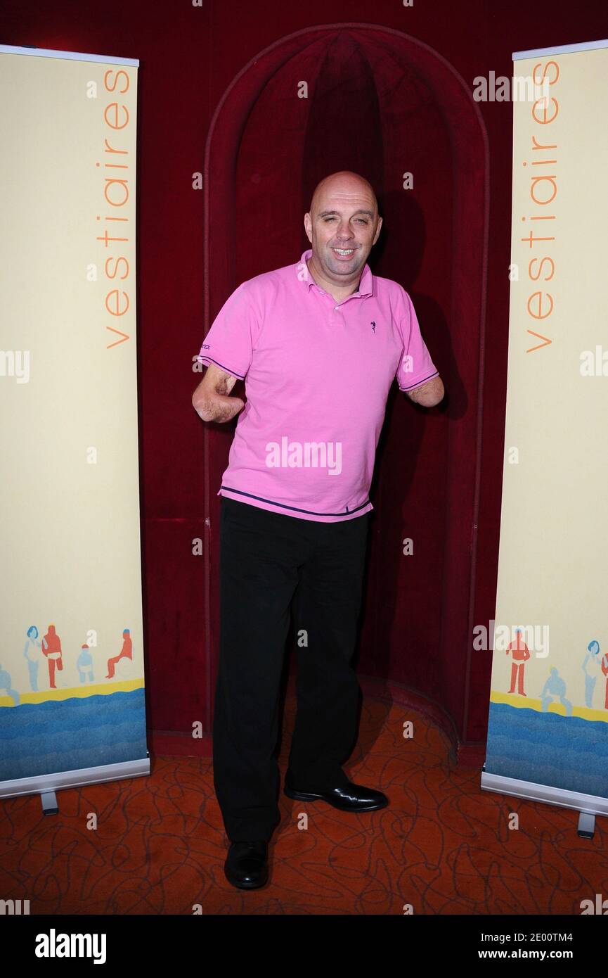 Philippe Croizon attending the premiere for the film Vestiaires held at ...