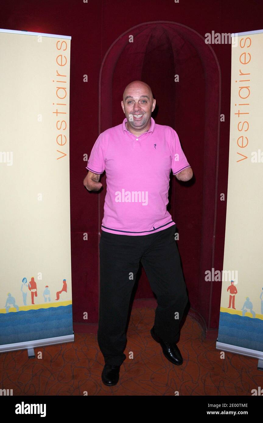 Philippe Croizon attending the premiere for the film Vestiaires held at ...