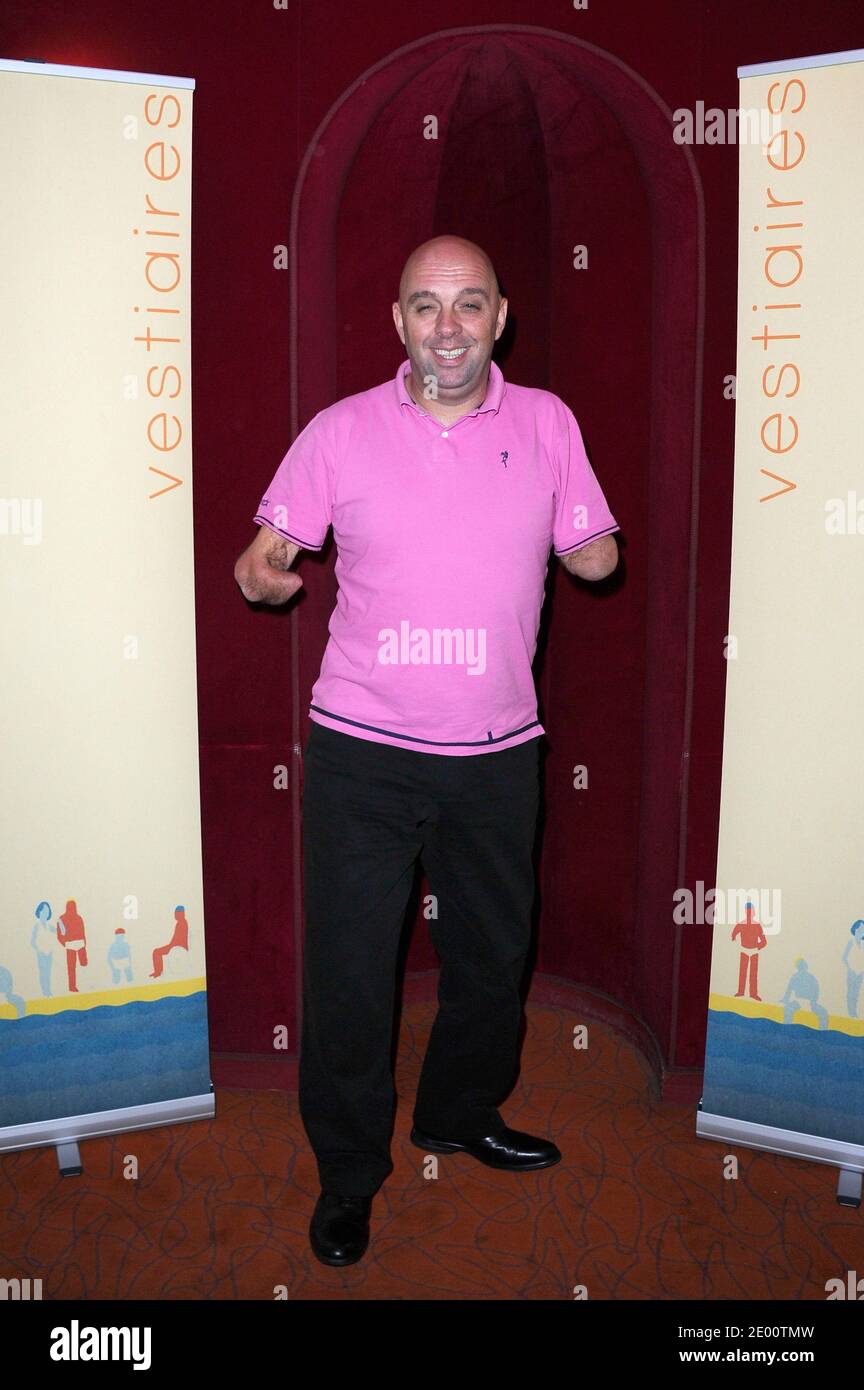 Philippe Croizon attending the premiere for the film Vestiaires held at ...