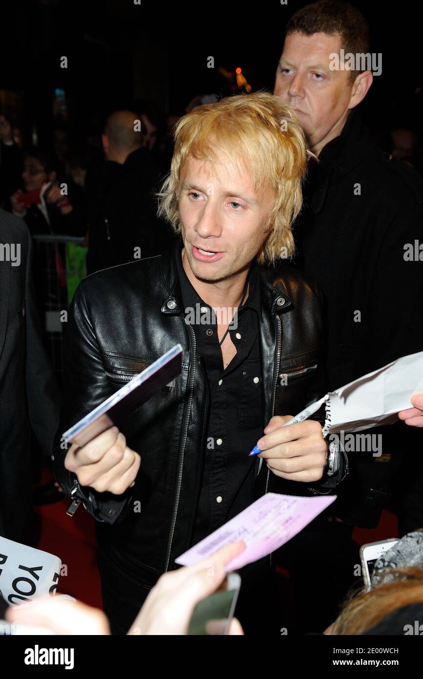 Dominic Howard attending the world premiere for the film Muse Live At ...