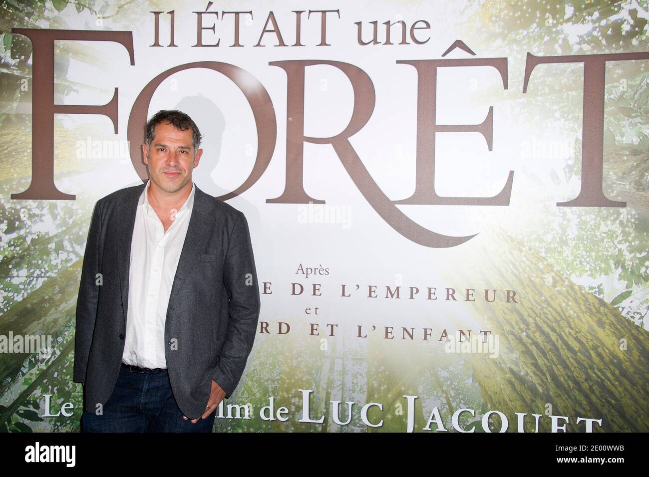 Luc Jacquet attending the premiere for the film Il Etait Une Foret held ...