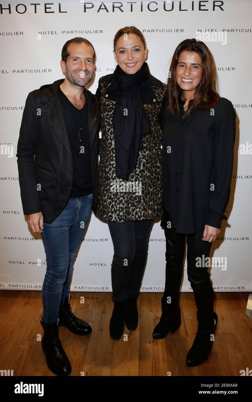 Sandrine Quetier and designers Eddy & Roxane Rizal attending the Hotel ...