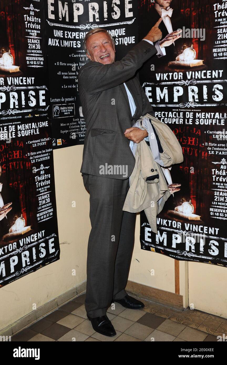 Olivier Lejeune attending the 'Le Mentaliste' last show ('Generale') at ...