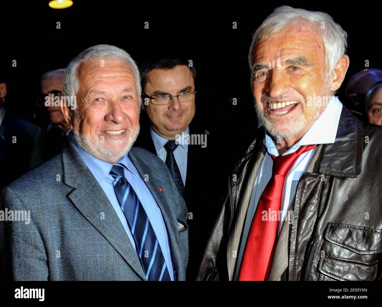 Former Paris Police chief Robert Broussard, Actor Jean-Paul Belmondo ...