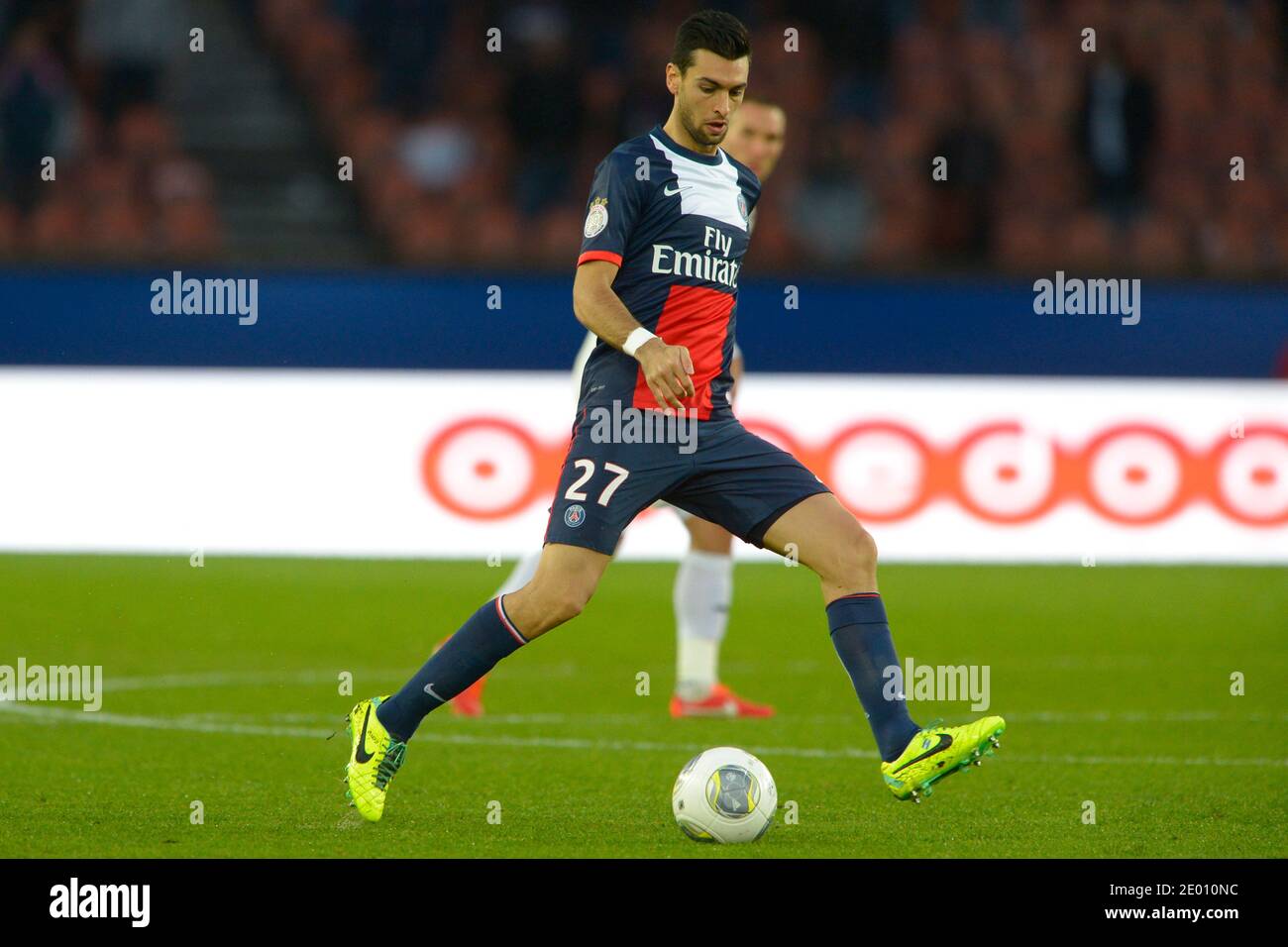 PSG's Javier Pastore during the French First League soccer match, Paris ...