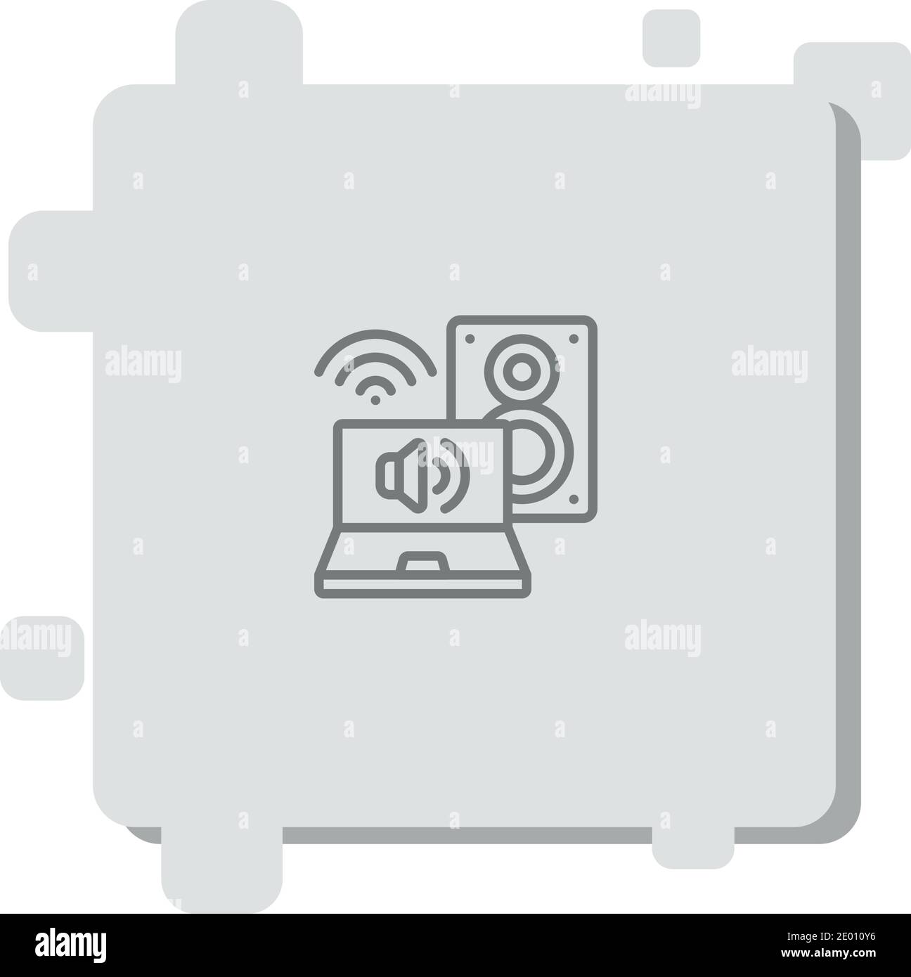 hifi vector icon modern simple vector illustration Stock Vector Image ...