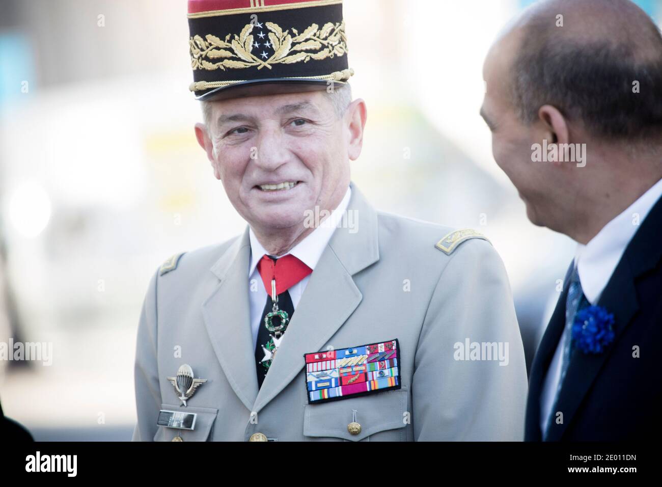 General Benoit Puga attending the Armistice Day ceremonies marking the ...