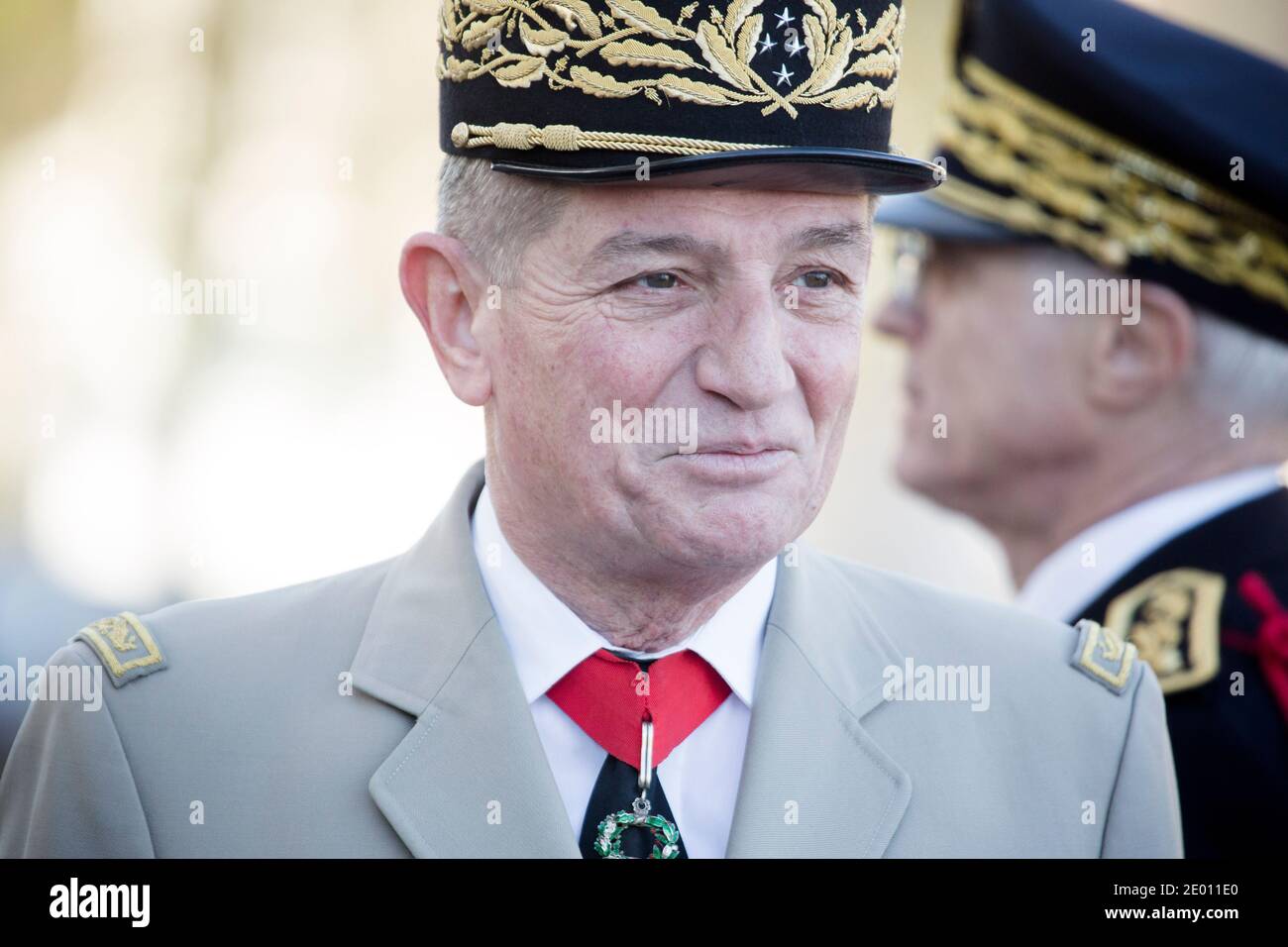 General Benoit Puga attending the Armistice Day ceremonies marking the ...