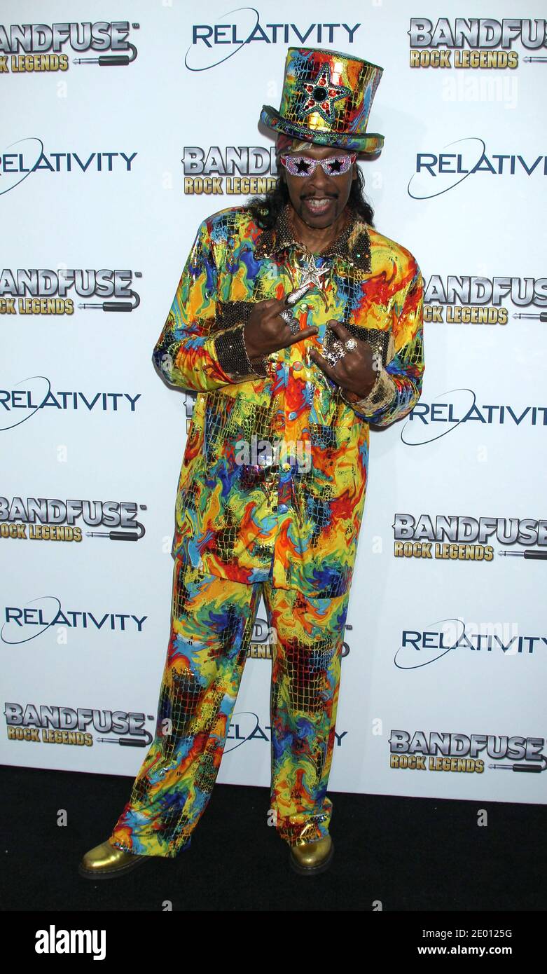 Bootsy Collins attending BandFuse: Rock Legends the music video game ...