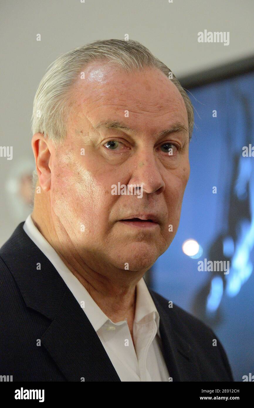 American artist Robert Wilson attending the opening of his exhibition ...