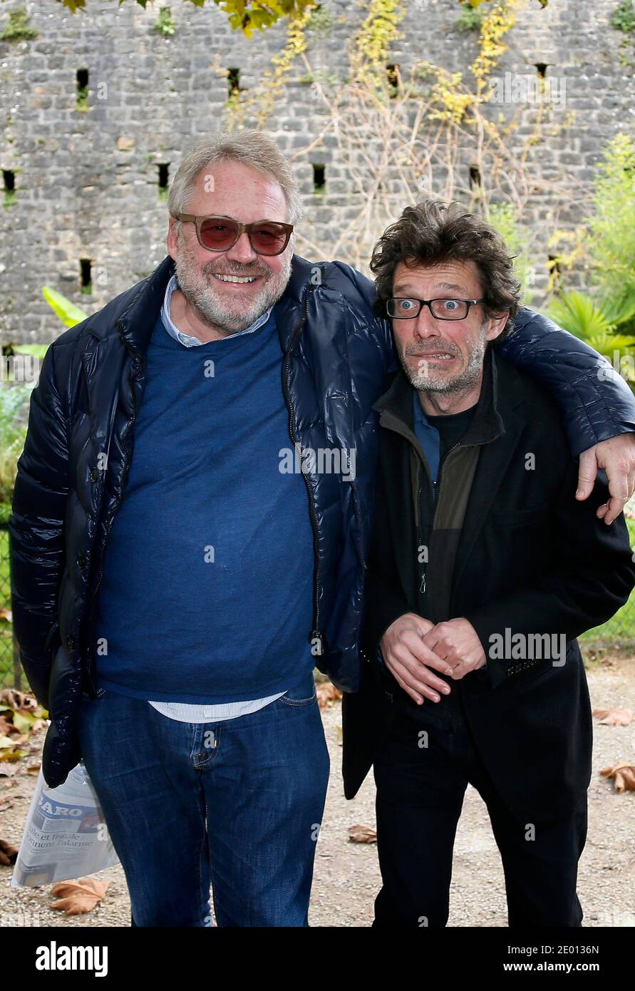 Dominique Segall and Nils Tavernier at a photocall for ' L'epreuve d ...
