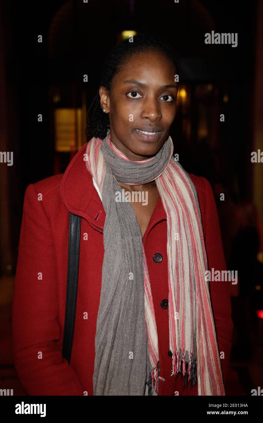 EXCLUSIVE - Rougui Dia attending the Christmas Illuminations launch of ...