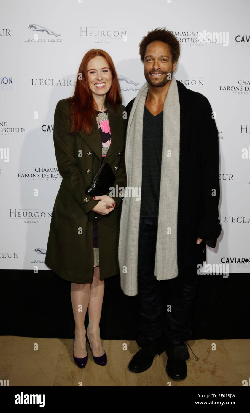 EXCLUSIVE - Audrey Fleurot and Gary Dourdan attending the Christmas ...